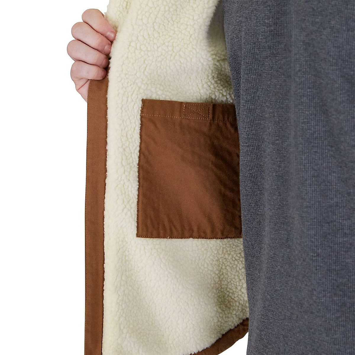 Lee Men's Workwear Canvas Vest | Winter Vest For Men | Work Vest With Pockets | Sleeveless Jacket Men - Tobacco XX-Large