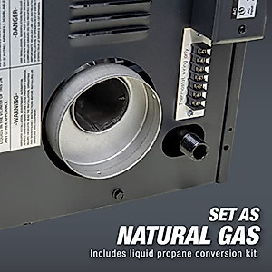 Mr. Heater F260560 Big Maxx MHU80NG Natural Gas Unit Heater,Black