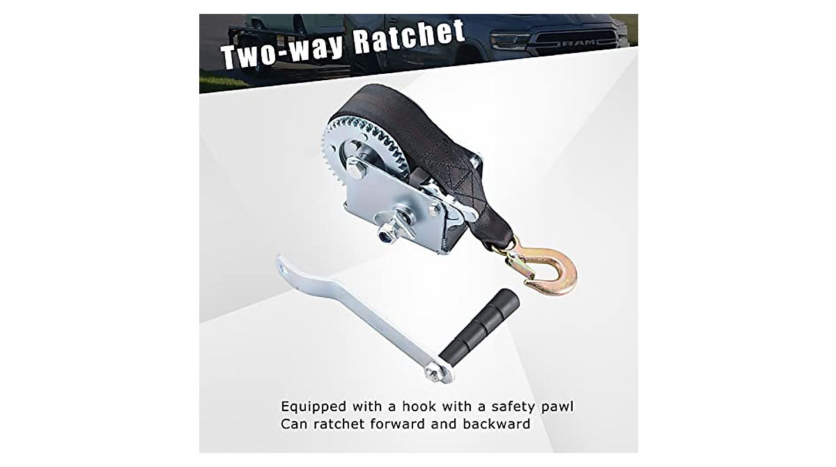 Heavy Duty Boat Trailer Winch 800LBS with 5m Strap - Reliable Towing ...