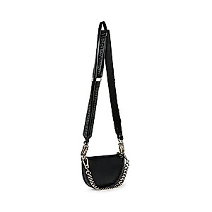 Steve Madden Womens Steve Madden COBRAA Crossbody Bag, Black, One Size US