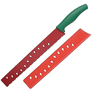 Kuhn Rikon Melon Knife, 1, Red/Green