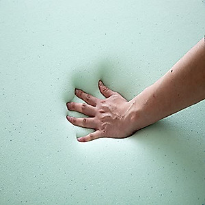 8 Inch, King Size Memory Foam Mattress, Green Tea King Mattress in a Box, Medium Firm Support Foam Mattress Made in USA, Motion Isolating, CertiPUR-US Certified