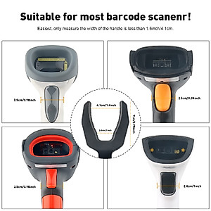 Universal Barcode Scanner Stand, VOTTAN Free-Installed Foldable Barcode Reader Hodlder Angle and Height Adjustable Hands Free Scanner Stand for Supermarkets Library Store Warehouse