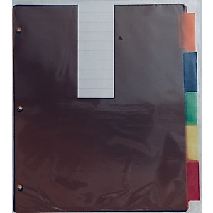INDEX DIVIDERS with Insertable Tabs (Separadores Indexados Con Pestanas Para Insertar)