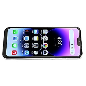 Cell Phone, 6.53 Inch Full Screen Mobile Phone 100‑240V Dual SIM Dual Standby RAM 8GB ROM 64GB for Android 12 for Study (US Plug)