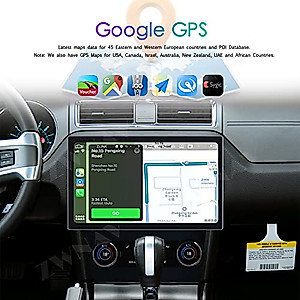 ZWNAV 13.3 inch Android 10 Car Stereo for Ford Mustang 2009-2014,128GB Car GPS Navigation Head Unit, Bluetooth, Carplay,WiFi