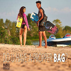 Luck route Dry Bags Waterproof (10L - Black) - Dry Bags for Kayaking Waterproof - Dry Sack Water Bag - Water Proof Bag - Waterproof Bags For Boating - Waterproof Backpacks - Waterproof Floating Bag