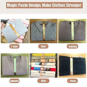 AXNOGAVH Clothes Organizer for Folded Clothes, Large 6 Grids Wardrobe Clothes Organizer for Clothes, Jeans and Pants