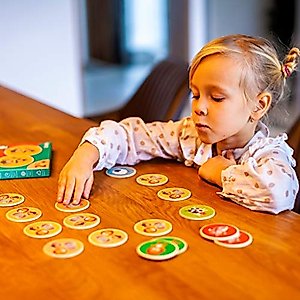 Montessori-Inspired Wooden Matching Game for Toddlers 2-4 Years - Durable, Scratch-Resistant 36 Card Set, Includes Carry Bag - Memory Game for Toddlers 2-4 Years - Cognitive Verbal Skills Development