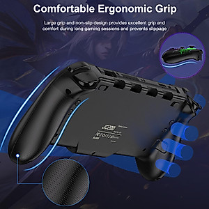 Spican Switch Controllers for Nintendo Switch/Switch OLED Controller, Switch Wireless Pro Controller One-Piece Joypad, Full-Size Ergonomic Handheld Mode Controller Gamepads Standard Controllers