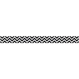 Creative Teaching Press Black Chevron Border (0176), Black/White, 3 Inches x 35 Feet