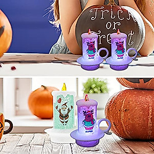 Mobestech 12Pcs LED Christmas Candle Lights Flameless Electric Xmas Candle Tea Light LED Candle Lamp Christmas Decoration Candle for Restaurant Home Bar Garden Party Ornaments Random