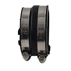 Carburetor Intake Boot Joint W/Clamps Replacement for Yamaha 660 YFM660F 4X4 02-08