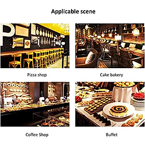 Pizza dough roller machine, Commercial Automatic Pizza dough Sheeter Maker, Electric Pizza Pastry Forming Machine, for Noodle Pizza Bread (Color : 30cm)