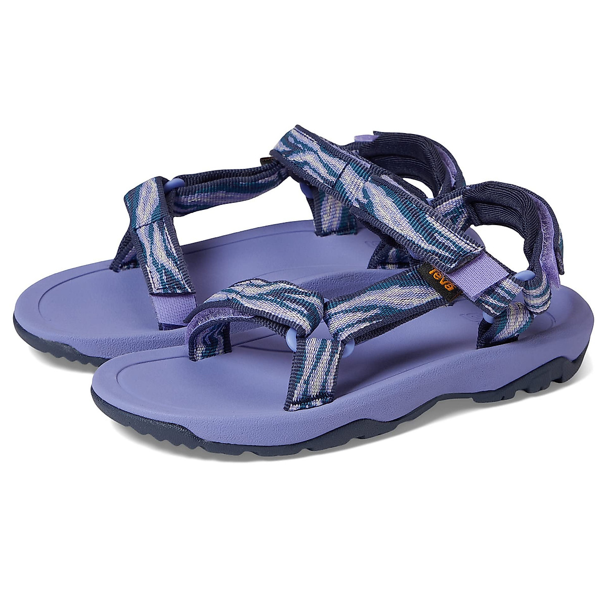 Teva Kids Hurricane XLT 2 Sandal, Waves Pastel Lilac, 5 US Unisex Toddler