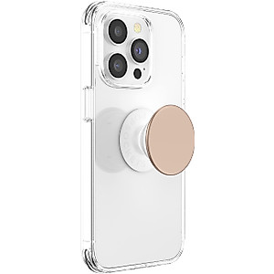 PopSockets Phone Grip with Expanding Kickstand, Solid PopGrip - Rose Gold