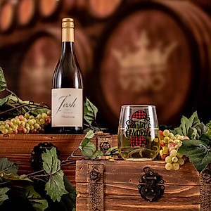 IT'S A SKIN Christmas Wine Glasses Funny Stemless Wine Glass with Funny Saying for Women. Wine Gifts for Women Santas Favorite Ho.