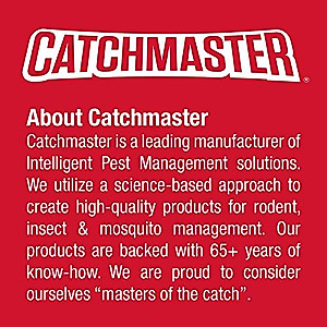 Multi-Catch Mouse Trap by Catchmaster - 3 Count, Ready to Use Indoors & Outdoors. Glue Adhesive Sticky Board Metal Long-Lasting Reusable Simple Humane Non-Toxic Pet-Safe Child-Safe