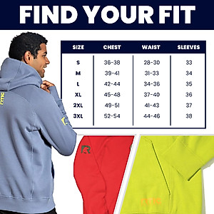 RTIC Unisex Water-Repellent Pullover Hoodie Long Sleeve Hooded Sweatshirt for Men and Women, Water-Resistant Outdoor Clothing, Gray Stone, XL