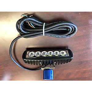 Boat Lights US Spreader Light with 3/4" PVC Attachment, Black