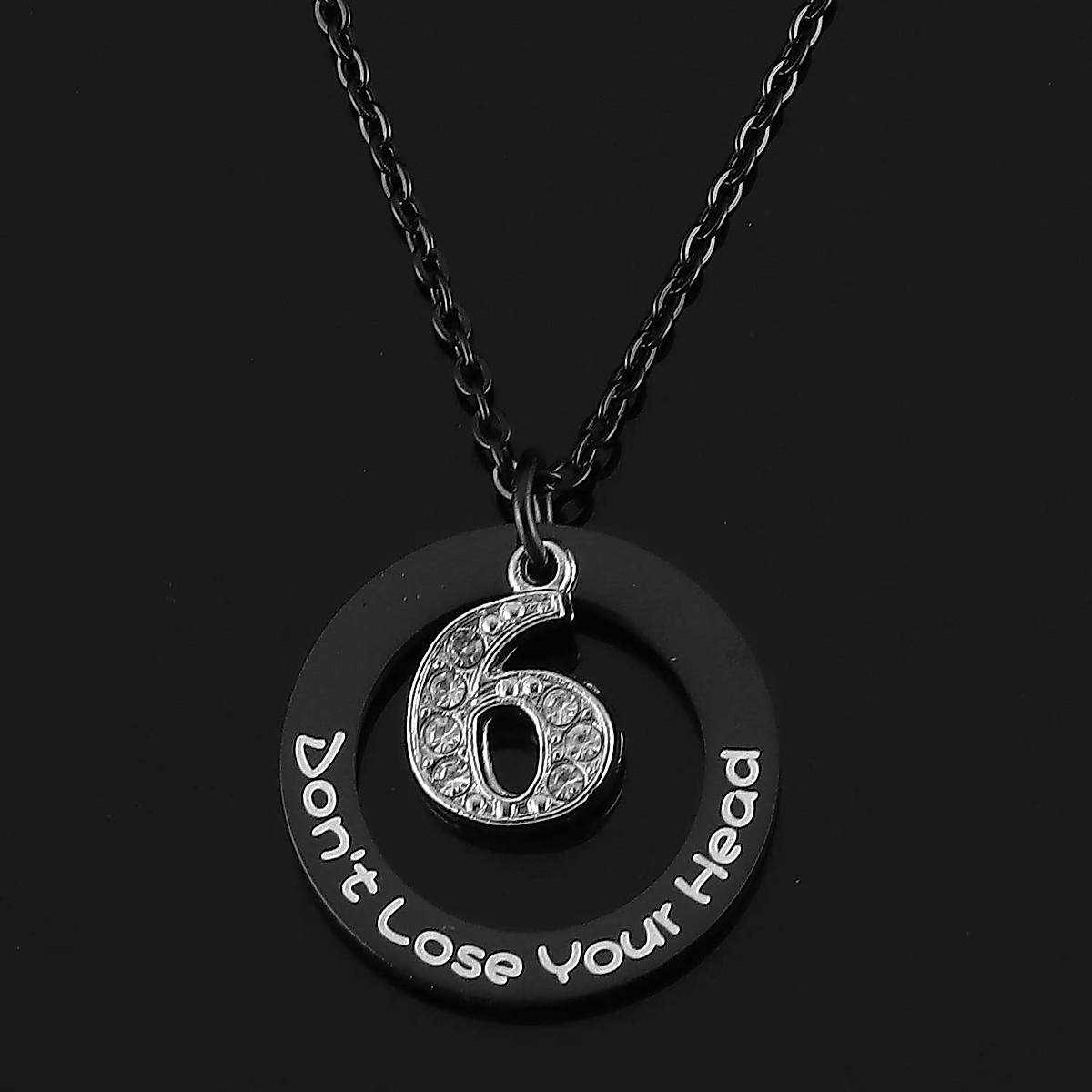 AHAETH Six The Musical Merchandise Broadway Necklace For Women Teens 6 Musical Theatre Theater Composer Broadway Necklace