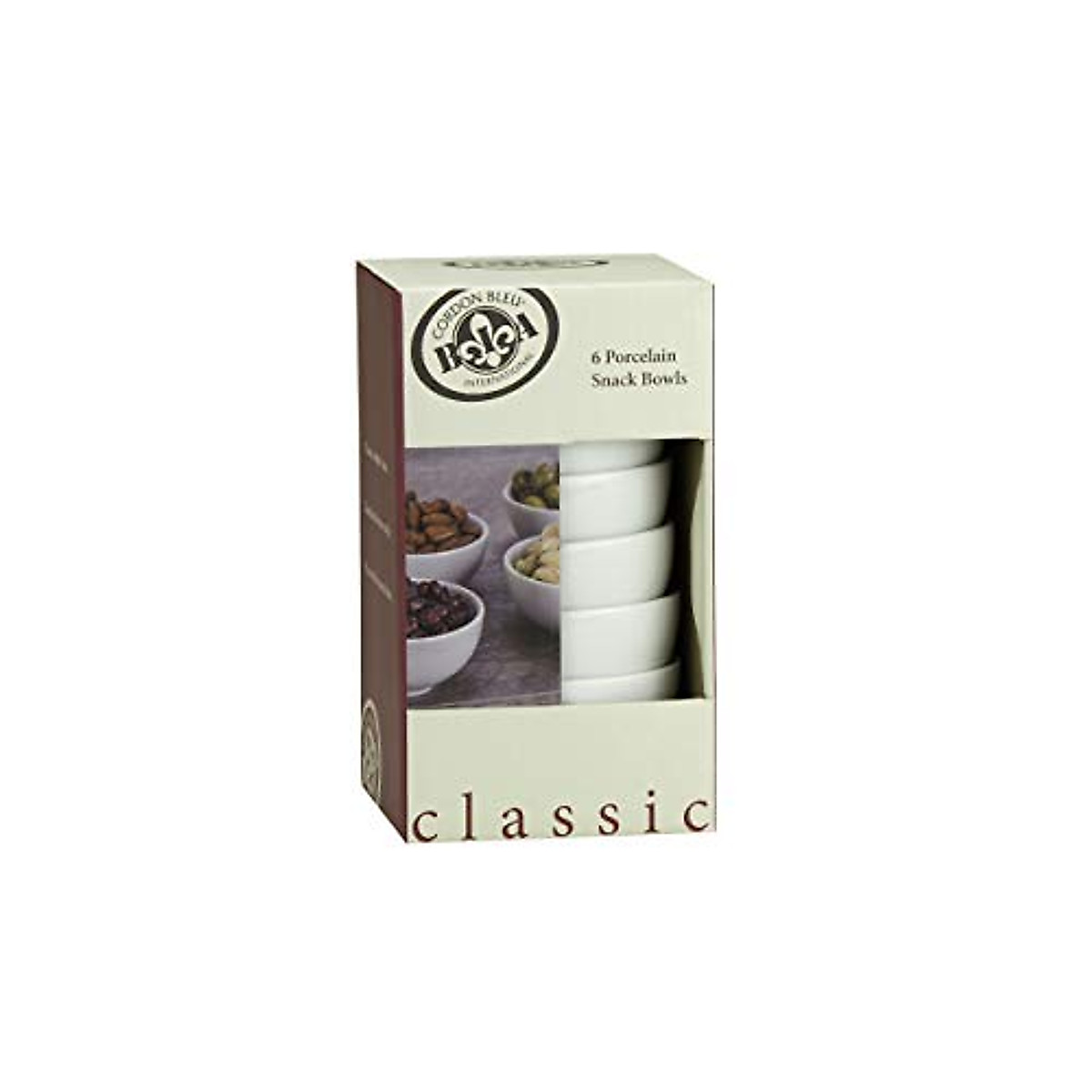 BIA Cordon Bleu Porcelain Dipping/Sauce Bowls, One Size, White (900155S4SIOC)