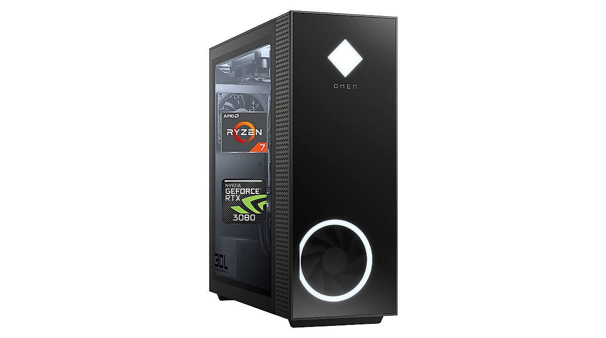 HP OMEN 30L Gaming Desktop - Ryzen 7 & RTX 3080 for Elite Gaming