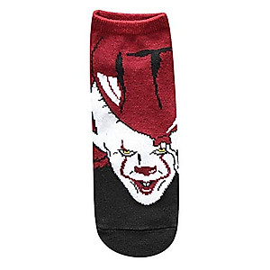 Hyp IT Movie Pennywise You'll Float Too Stephen King Juniors/Womens 5 Pack Ankle Socks