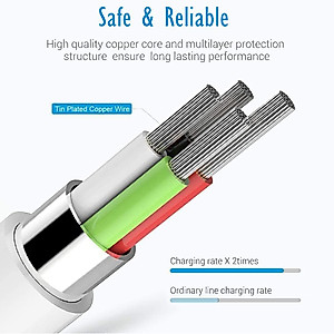 Replacement Rose Charger, 2.5ft Fast Charging Dock Magnetic USB Charger Cable Station Stand Base Cord for Rose Only - 12mm/ 0.47inch