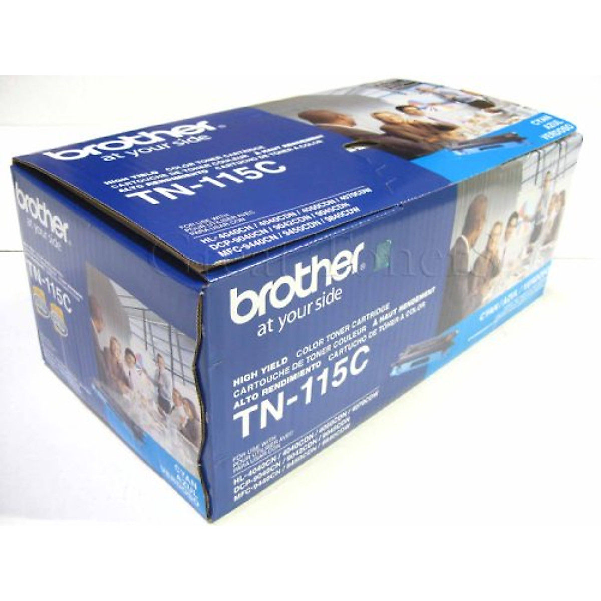Brother TN115 Cyan Toner Cartridge, Yield 4000 Pages in Retail Packaging