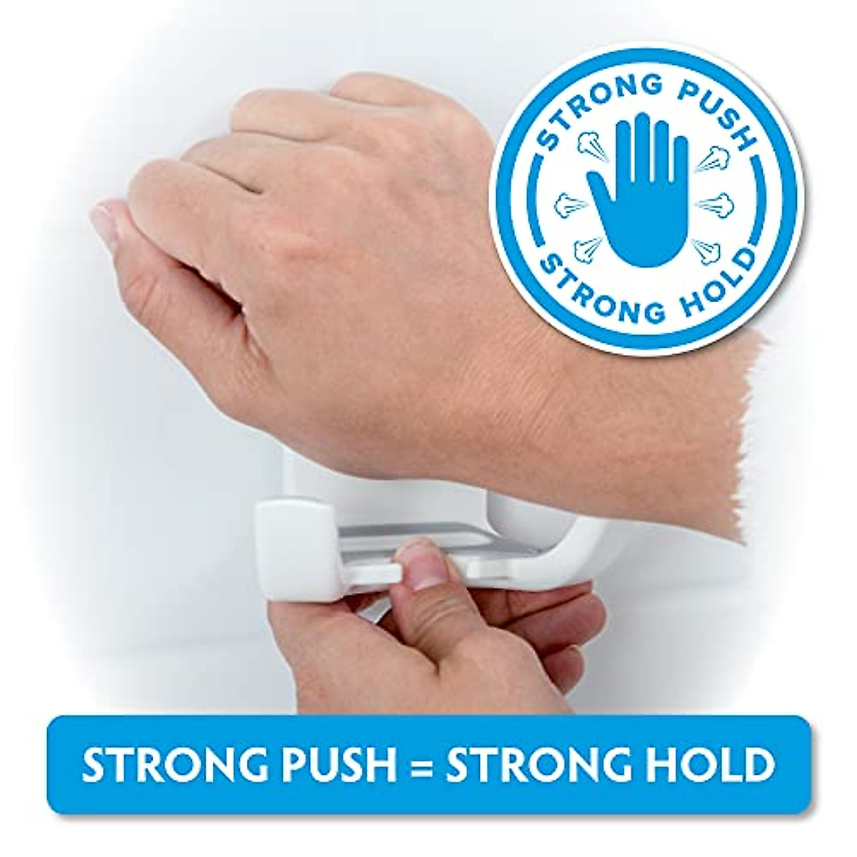 SlipX Solutions On The Dot Power Lock Suction Cup Hook, Razor Holder & Phone Cradle (Perfect for Shower & Mirror, Holds 11 lbs)