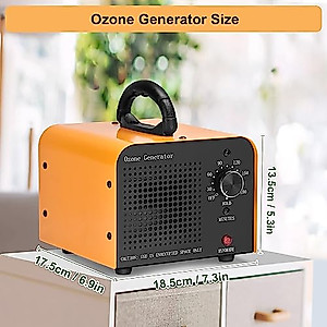 PNKKODW Ozone Generator 24000mg/h Ozone Machines for Home and Commercial Use Car Basement Offices Smoke and Pet Room