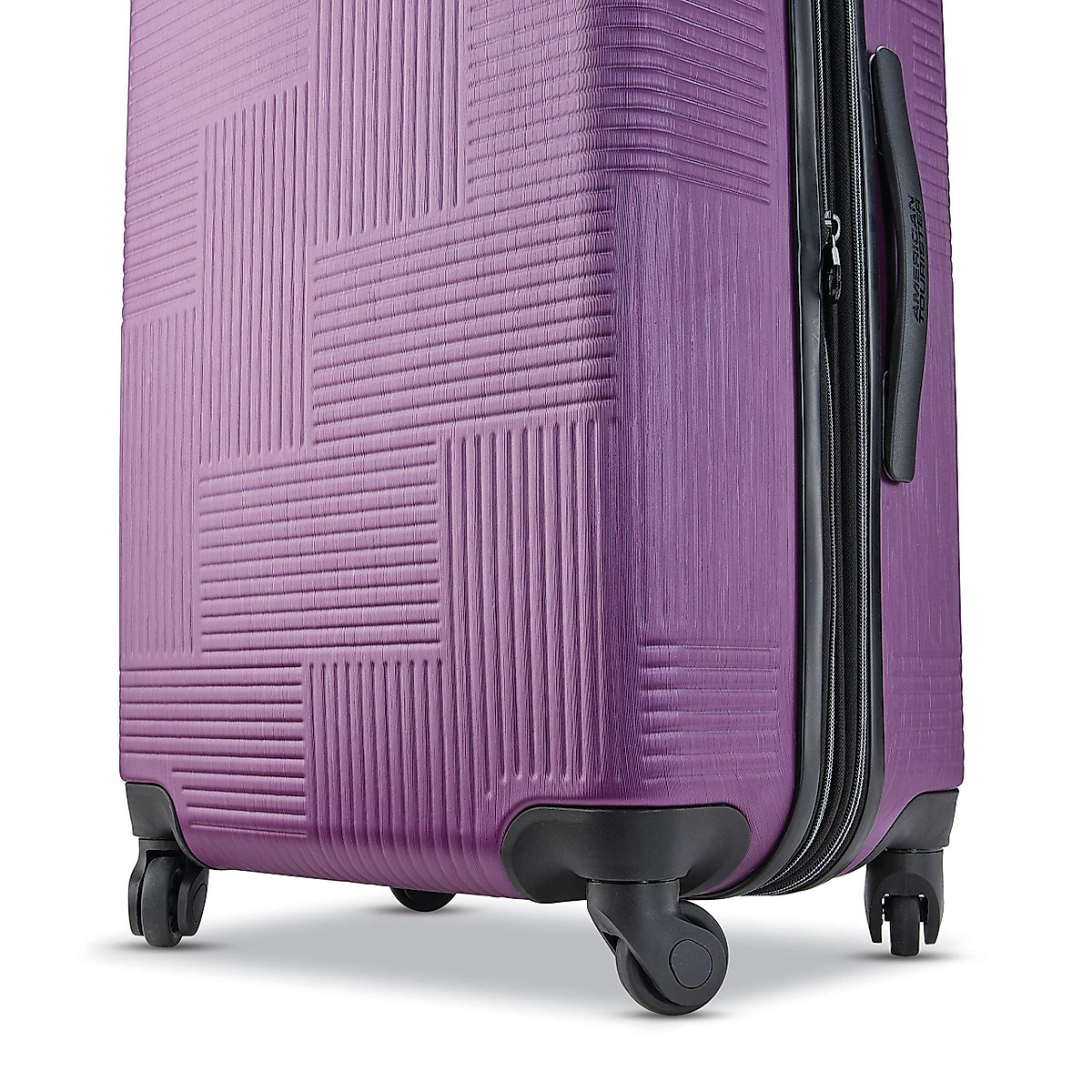 American Tourister Stratum XLT Expandable Hardside Luggage with Spinner Wheels, Power Plum, Carry-On 21-Inch
