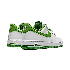 Nike Men's Air Force 1 '07 An20 Basketball Shoe, White/Chlorophyll, 12.5