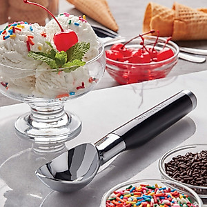 KitchenAid Classic Ice Cream Scoop + Can Opener/Bottle Opener Bundle (Black)