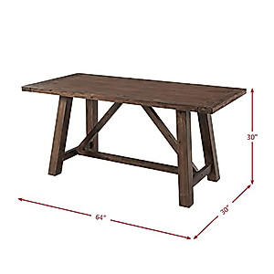 Picket House Furnishings Regan 6PC Dining Set-Table, 4 Side Chairs & Bench