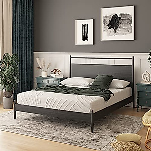 Giantex Memory Foam Mattress, 8-Inch Queen Cool & Comfortable Gel Infused Foam Mattress w/Poly Jacquard Fabric Cover for Pressure Relieving, CertiPUR-US Certified Firm Mattress Delivered in a Box