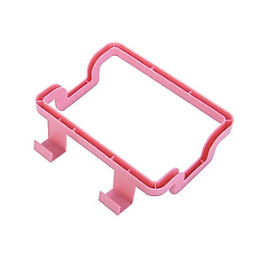 FOMIYES Portable Trash Bag Holder Over The Cabinet Garbage Bags Rack Hanging Rubbish Bag Holder Towel Gloves Hanger for Kitchen Pantry Door Trash Bags Holder Rack