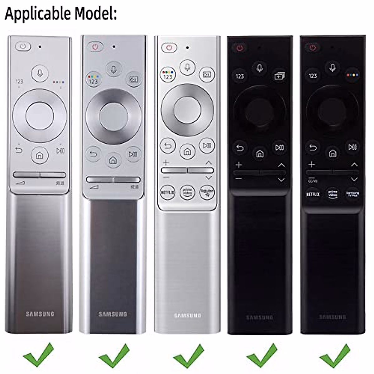 Silicone Case for Samsung Smart TV Remote Control for Samsung Tv Remote Control Replacement BN59 Series Samsung Remote Control Cover Skin-Frienldy Anti-Slip Washable Lightweight(Grey)