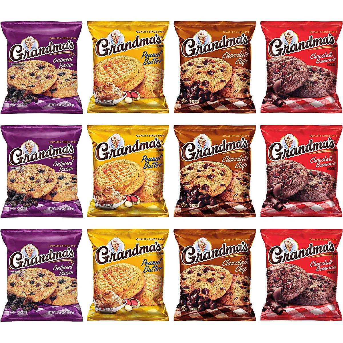 Cookies Individually Wrapped Variety Pack - Cookies Bulk Assortment Care Package Sampler (45 Count)