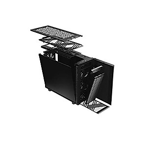 Fractal Design Define 7 Black Solid Brushed Aluminum/Steel E-ATX Silent Modular Mid Tower Computer Case
