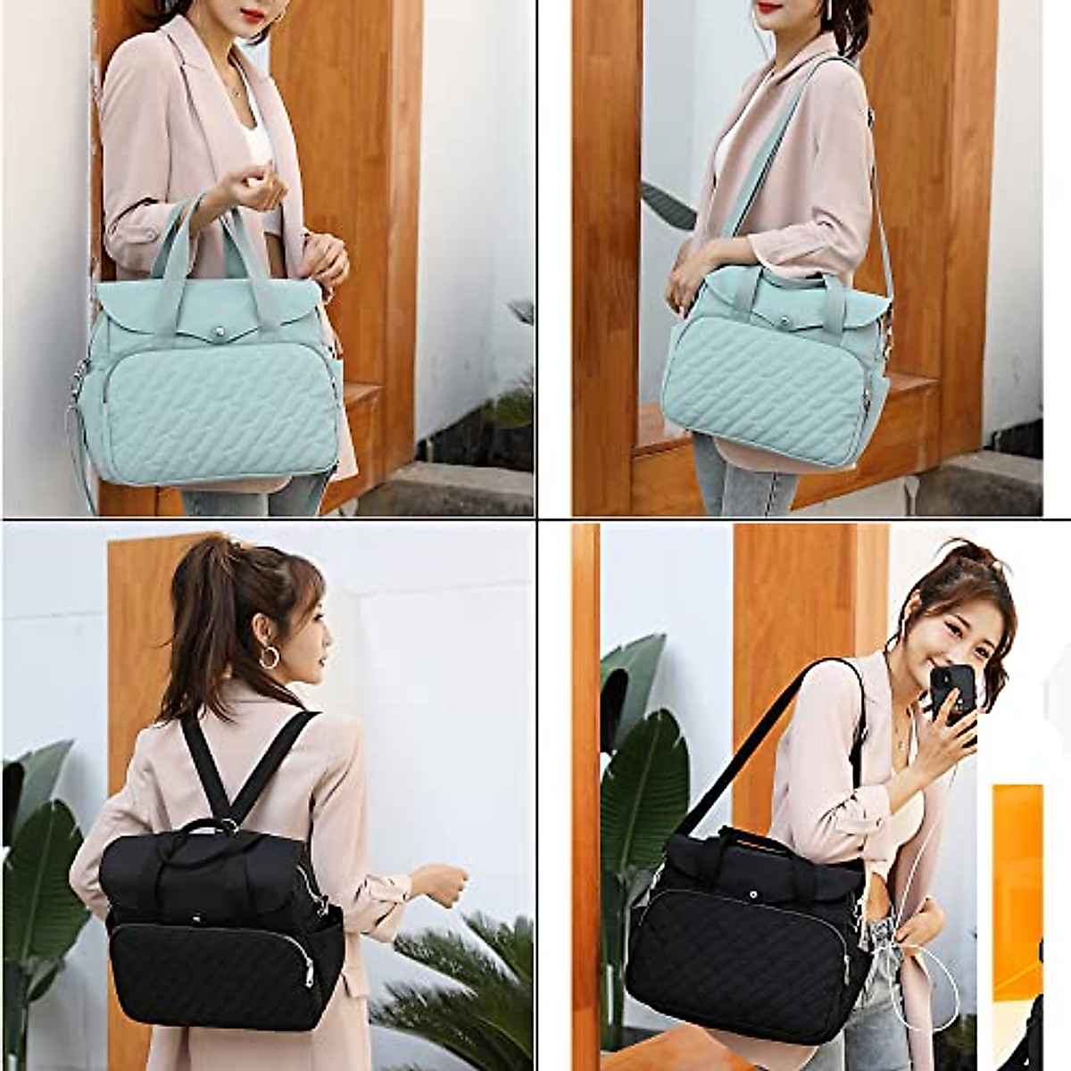 Backpack Purse for Women Fashion Mini Backpack Multifunctional Shoulder Bag Waterproof Travel Bag for Girls Handbags