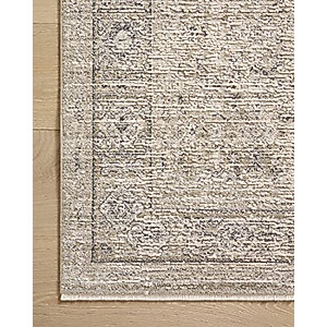 LOLOI Amber Lewis Alie Collection ALE-03 Taupe/Dove 11'-6'' x 15'-7'', 0.13'' Thick Area Rug