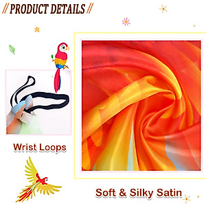 IROLEHOME Bird-Wings-Costume for Kids Dress Up Pretend Play with Bird-Mask, Boys Girls Eagle-Parrot Owl-Costume Halloween Party Favors