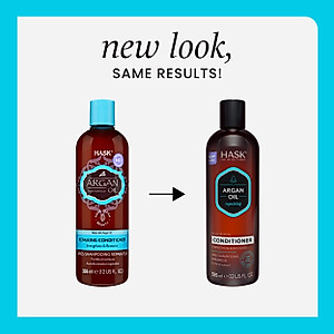 HASK Argan Oil Repairing Shampoo Conditioner Hair Travel Size Combo Set 3.3oz