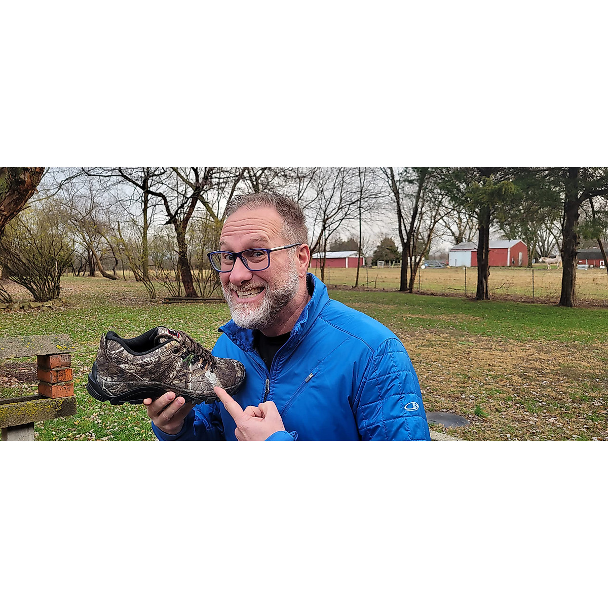 8 Fans Men's Waterproof Trekking Hiking Shoes,Lightweight Camo Walking Hunting Sneakers with Memory Foam Insole for Men&Women…Size 12