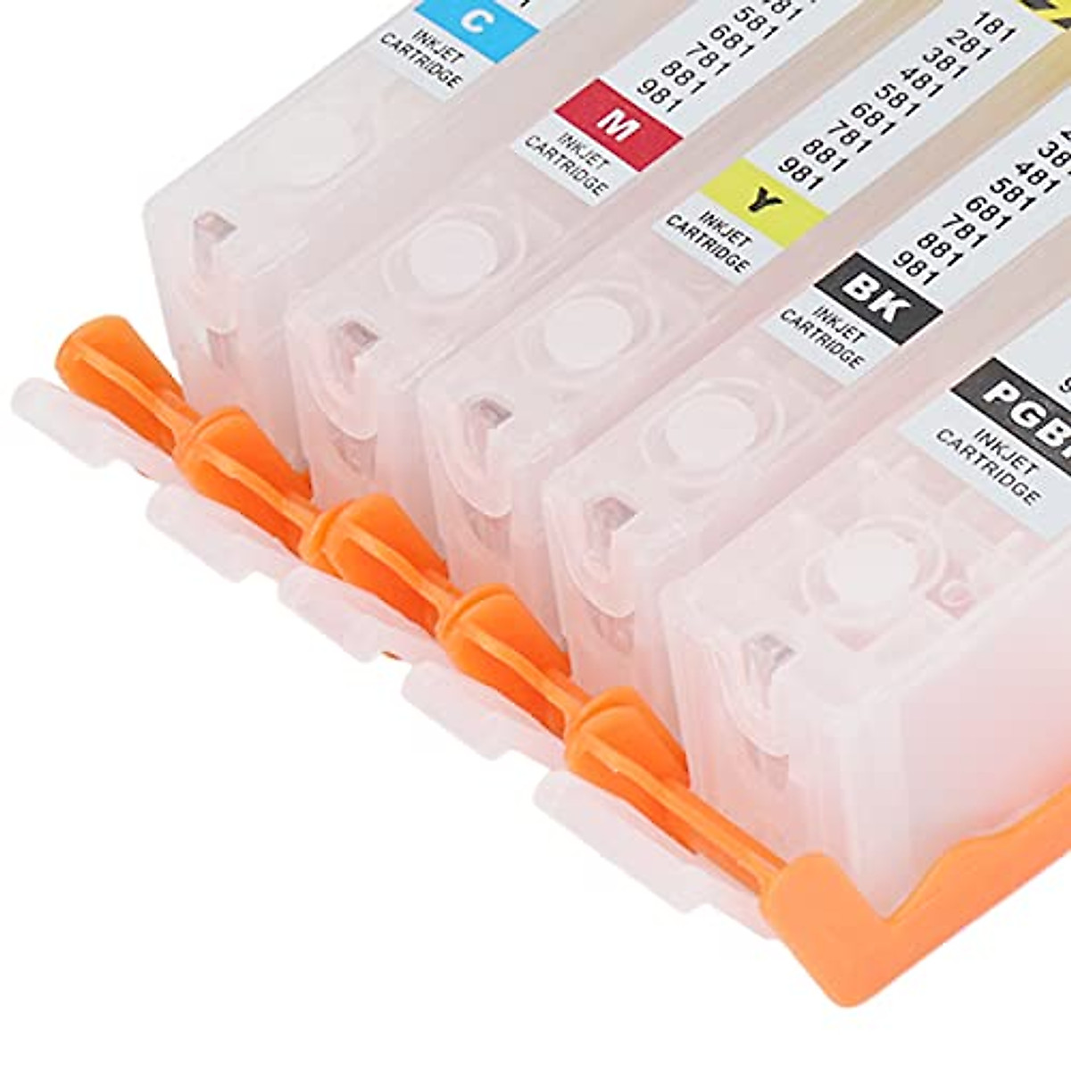 Sanpyl Empty refillable Printer Ink Cartridge with Permanent chip, for PIXMA TS702 TR7520 TR8520 TR8620 TS6120 TS6220 TS6320 TS8120 TS8220 TS8320 TS9120 TS9520 TS9521C Printer