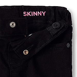 The Children's Place Baby Girls And Toddler Girls Basic Skinny Jeans,Black Wash Single,4T