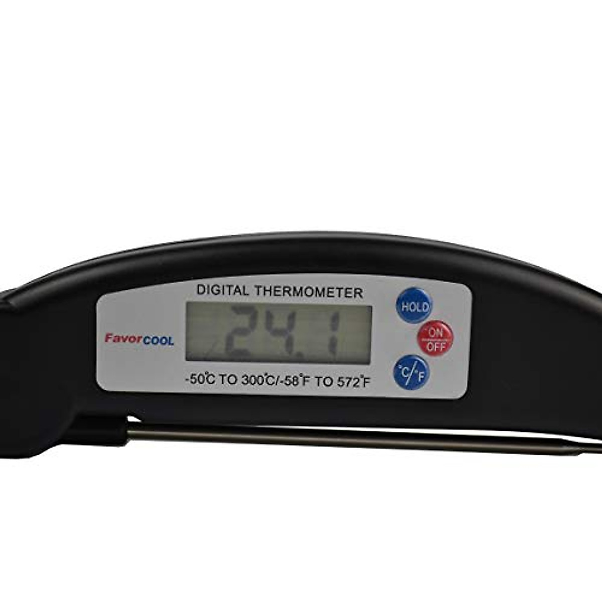 FaverCOOL Digital Food Meat Candy Thermometer, Instant Read Probe Thermometer for Cooking Grilling and Smoking Oven Cooking