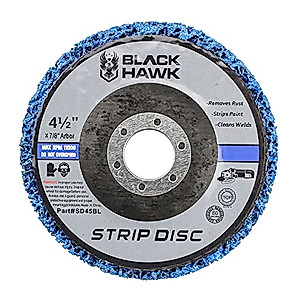 BHA Easy Strip Discs Clean and Remove Paint, Rust and Oxidation 4-1/2” x 7/8” - 5 Pack